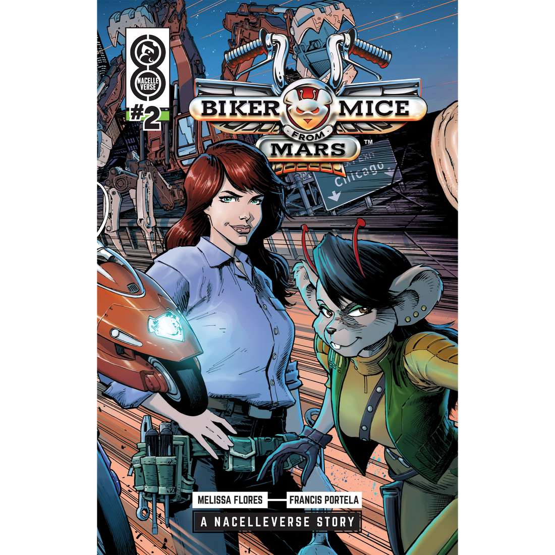 Biker Mice From Mars (2024) #2 Comic Book - Cover A by Dustin Weaver ...
