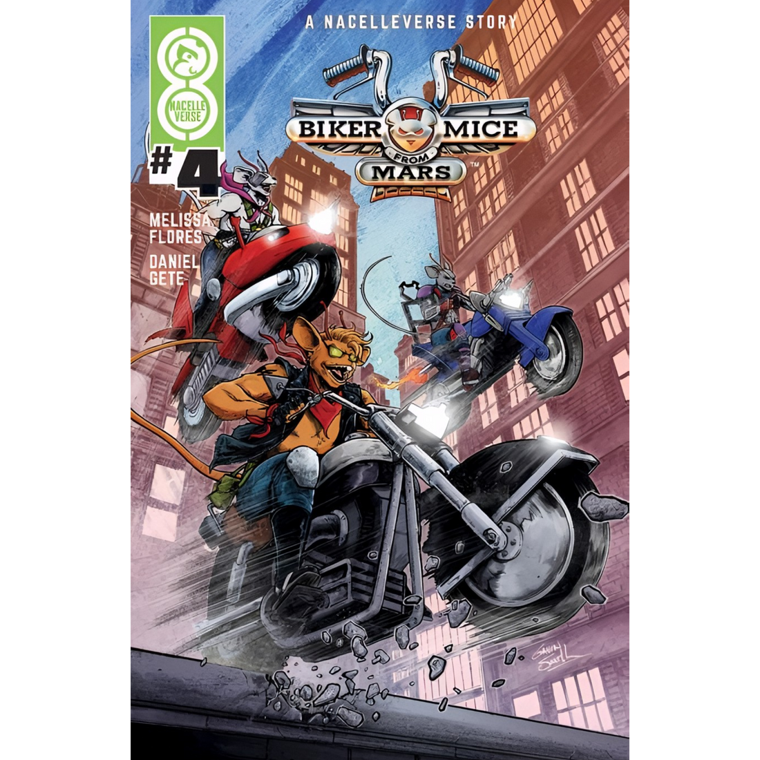 Biker Mice From Mars (2025) #4 Comic Book - Cover B by Gavin Smith – The Nacelle Company