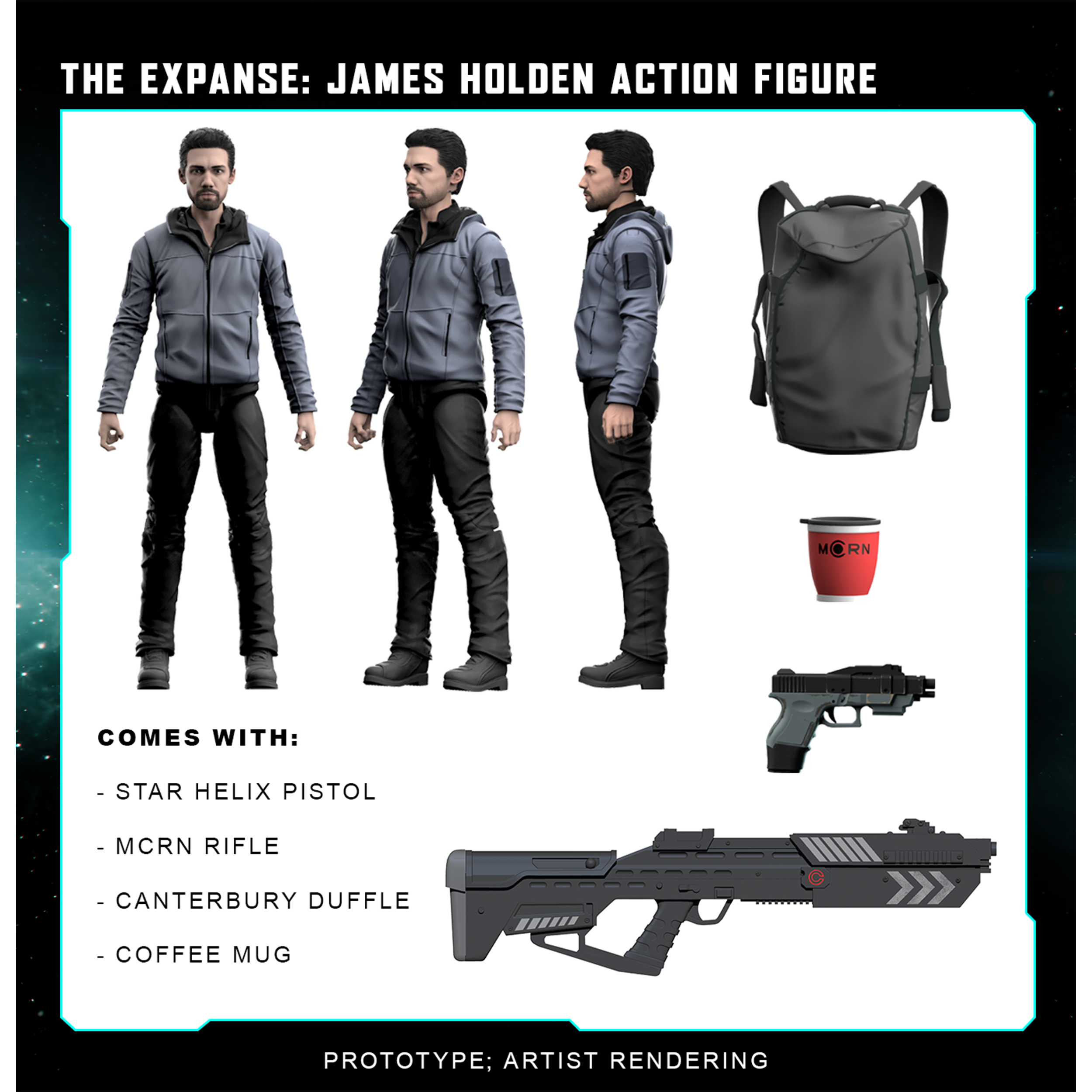 THE EXPANSE - James Holden Action Figure – The Nacelle Company