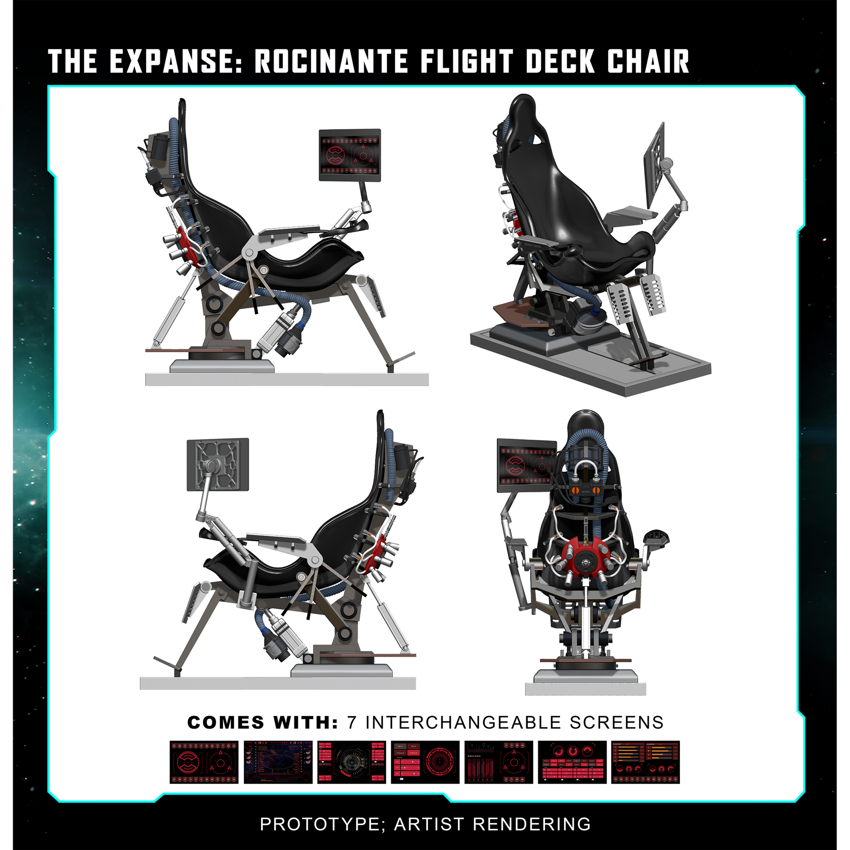 THE EXPANSE - Rocinante Flight Deck Chair – The Nacelle Company