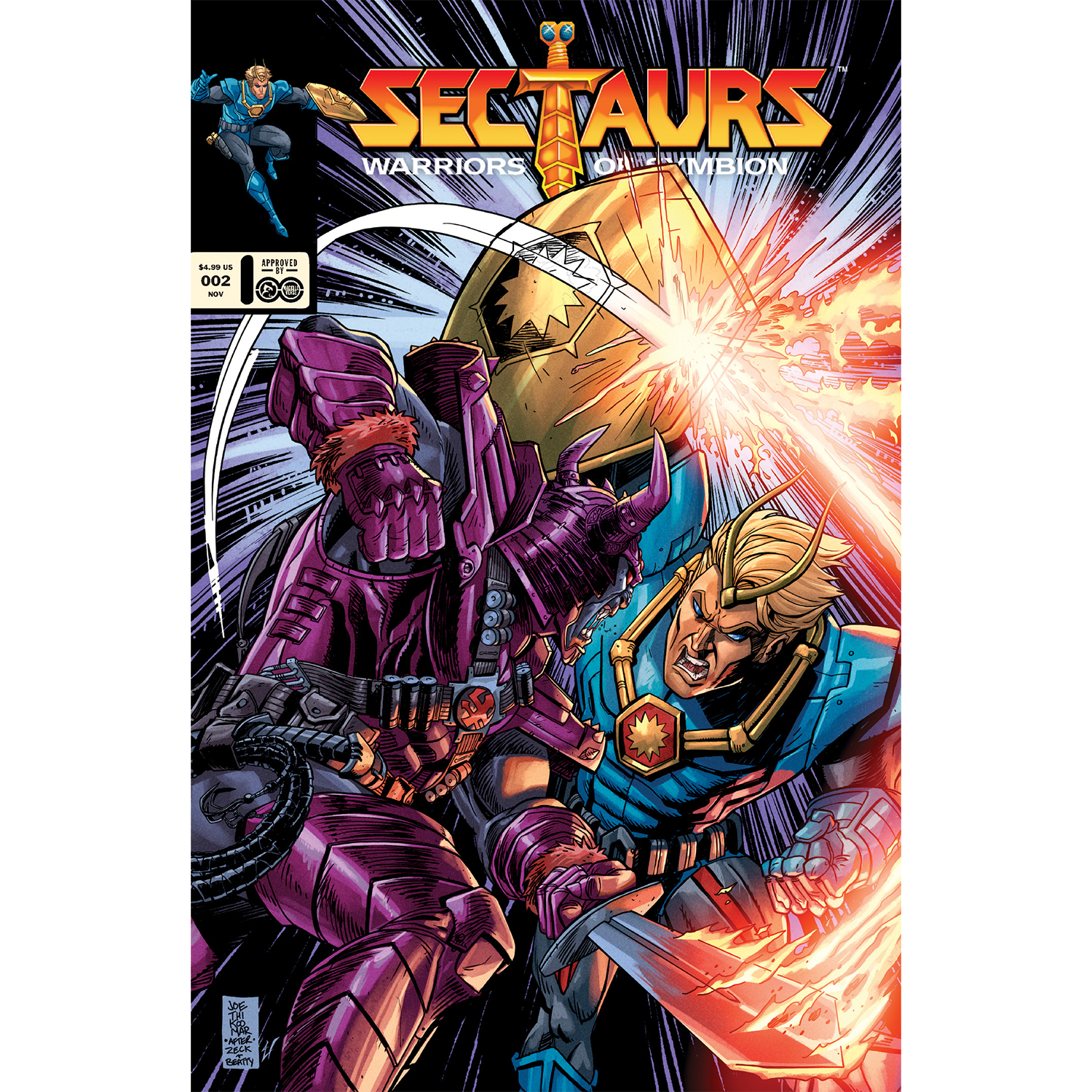 Sectaurs #2 Comic Book Cover F by A. J. Jothikumar – The Nacelle Company