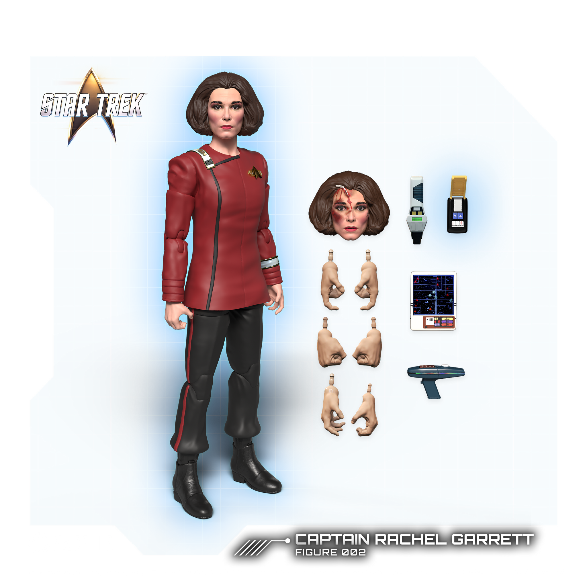 Captain Rachel Garrett Action Figure - Star Trek: The Next Generation ...